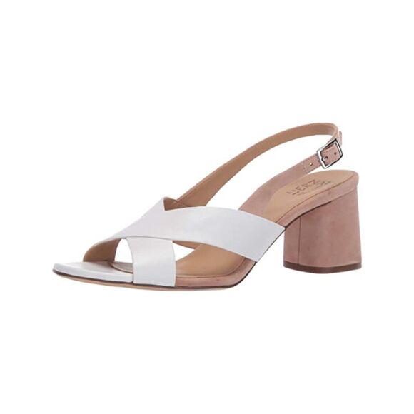 Naturalizer | Shoes | Naturalizer Womens White Heel Cup Azalea Block ...
